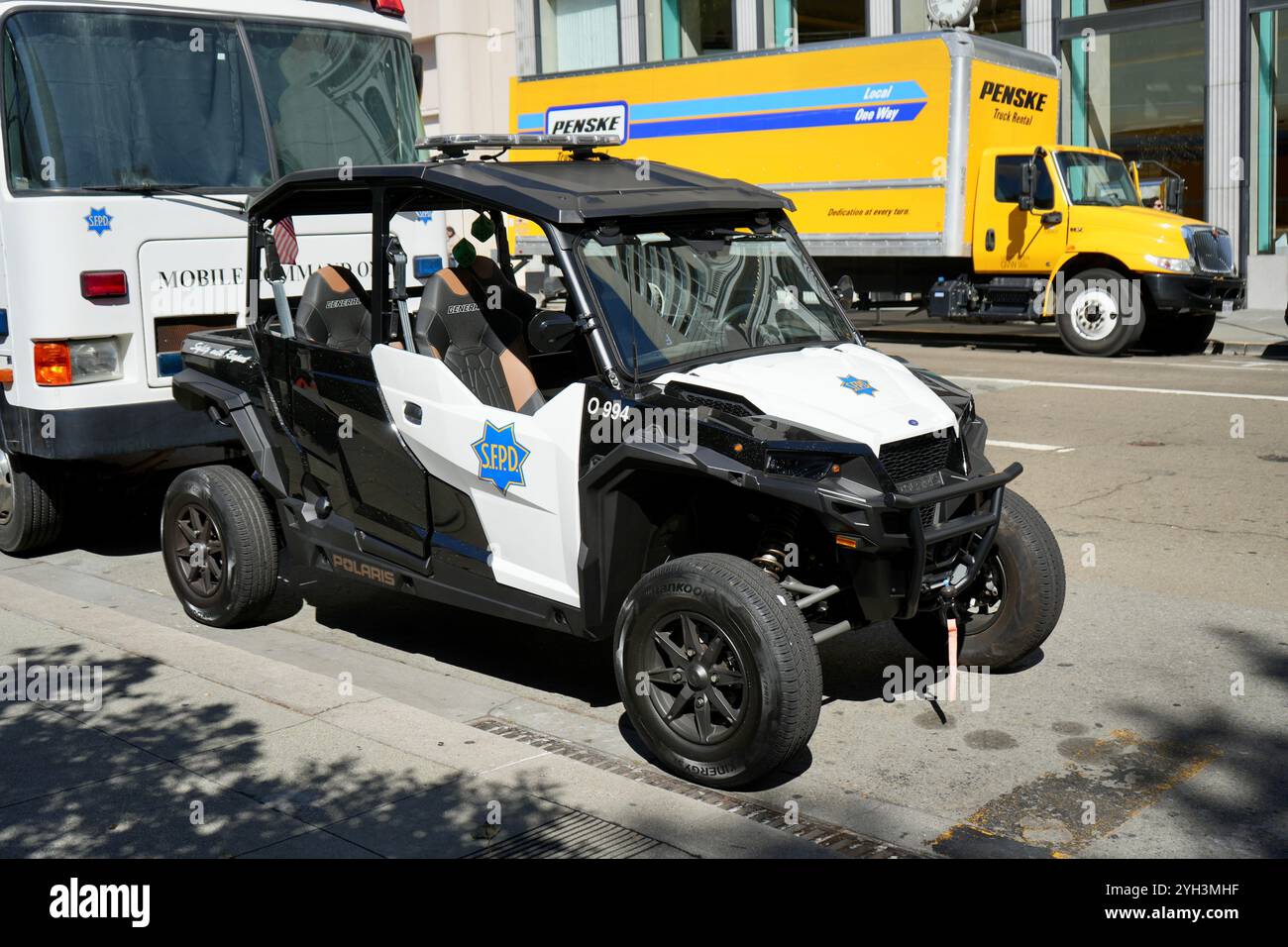 SFPD Police Polaris Buggy 994 parked on the street Stock Photo - Alamy