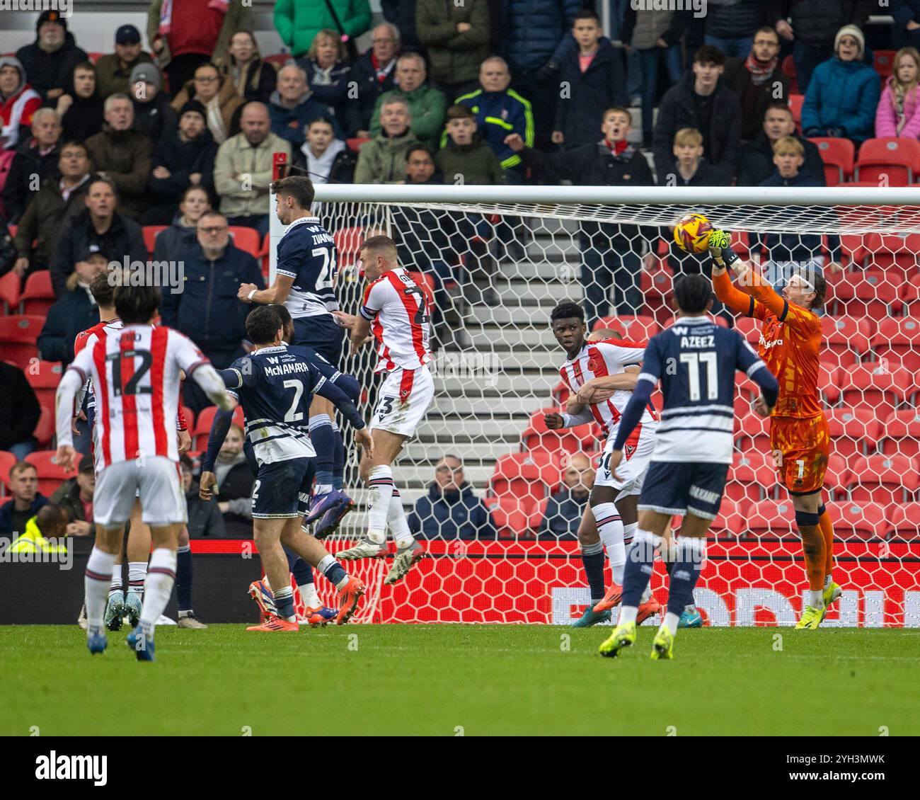 Goalkeeper jensen punches hi-res stock photography and images - Alamy