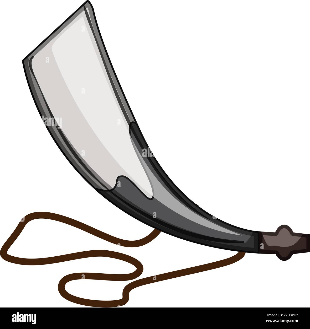 merlot viking horn cartoon vector illustration Stock Vector Image & Art ...