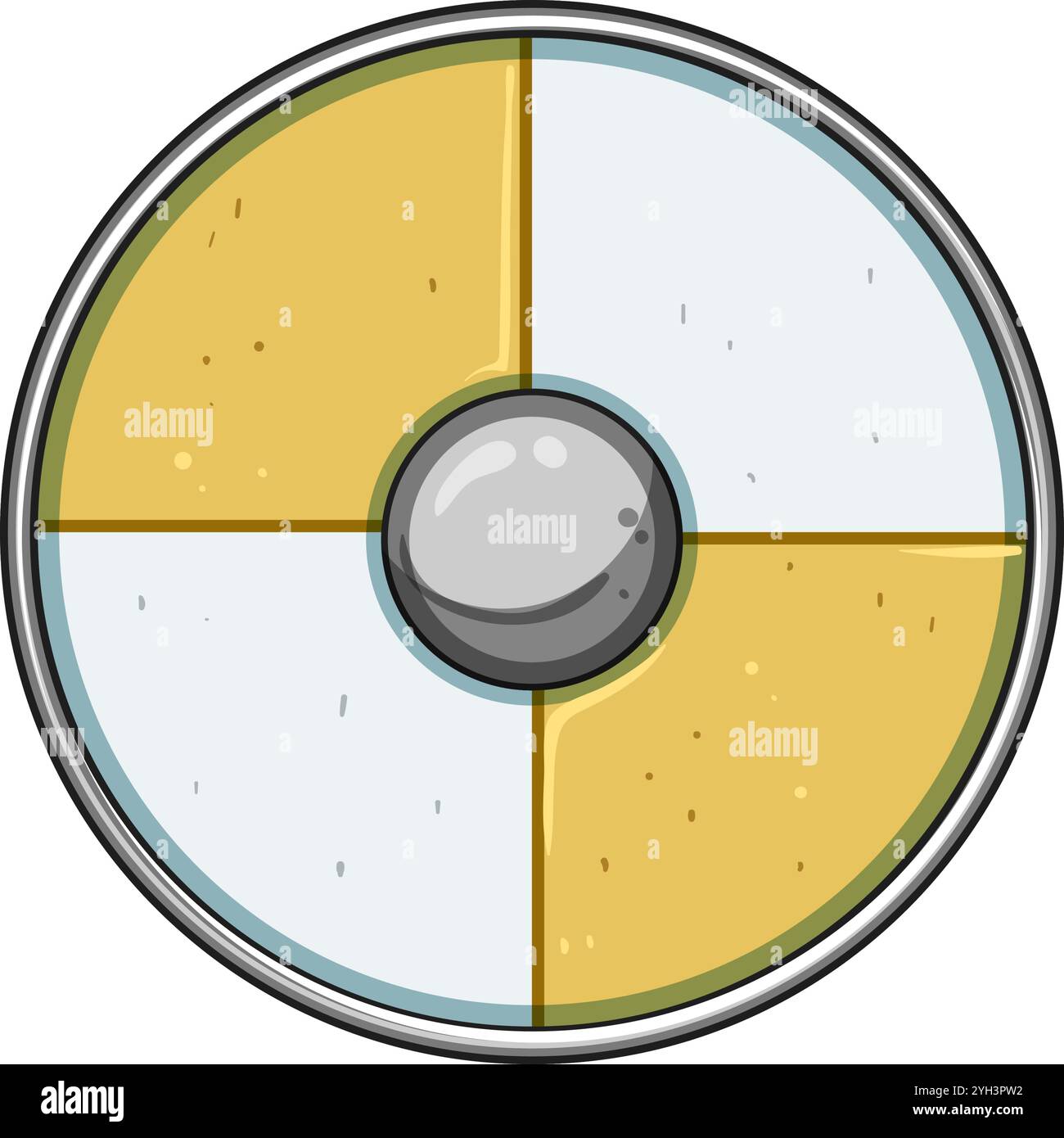 battle viking shield cartoon vector illustration Stock Vector Image ...