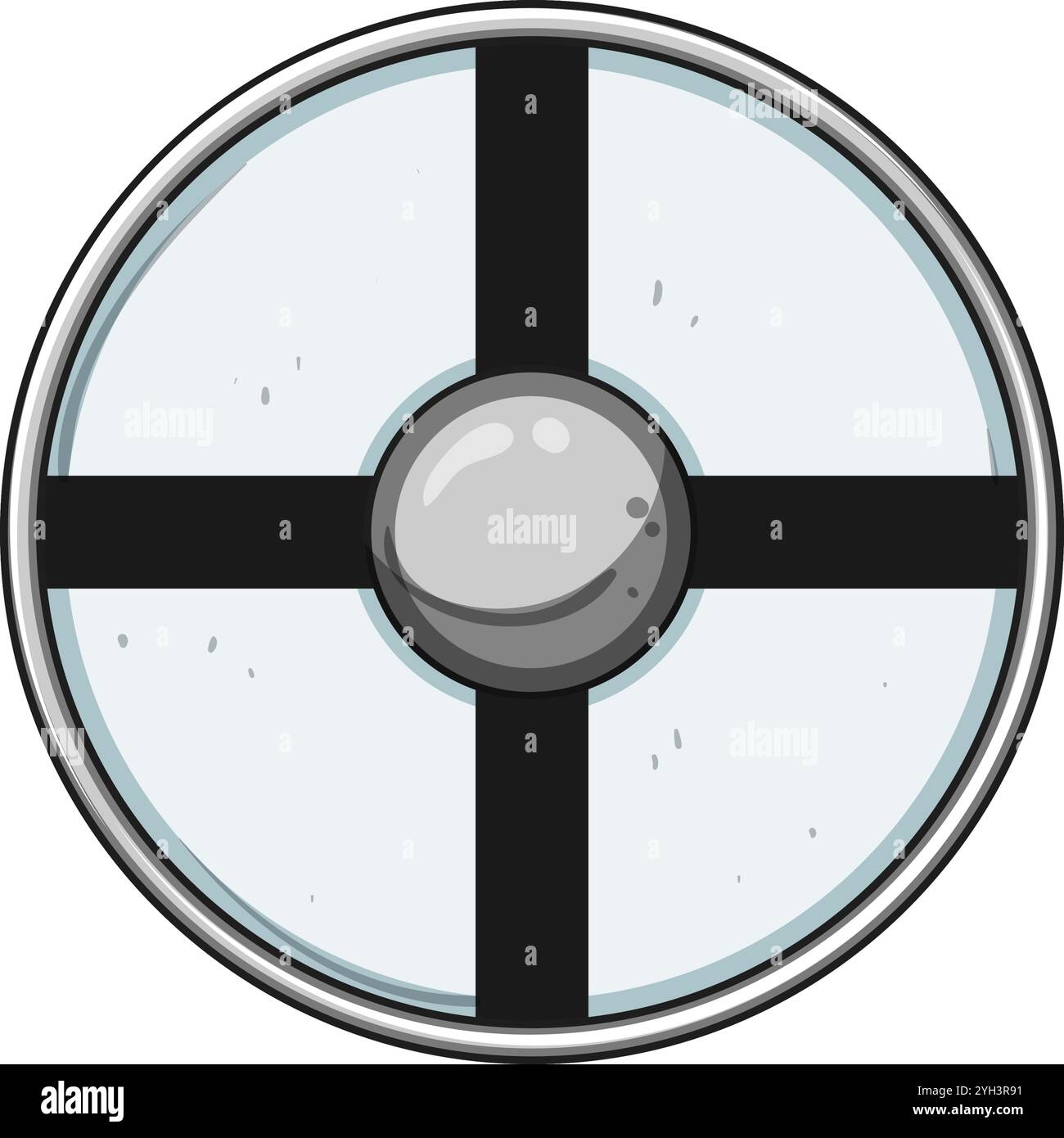 replica viking shield cartoon vector illustration Stock Vector Image ...