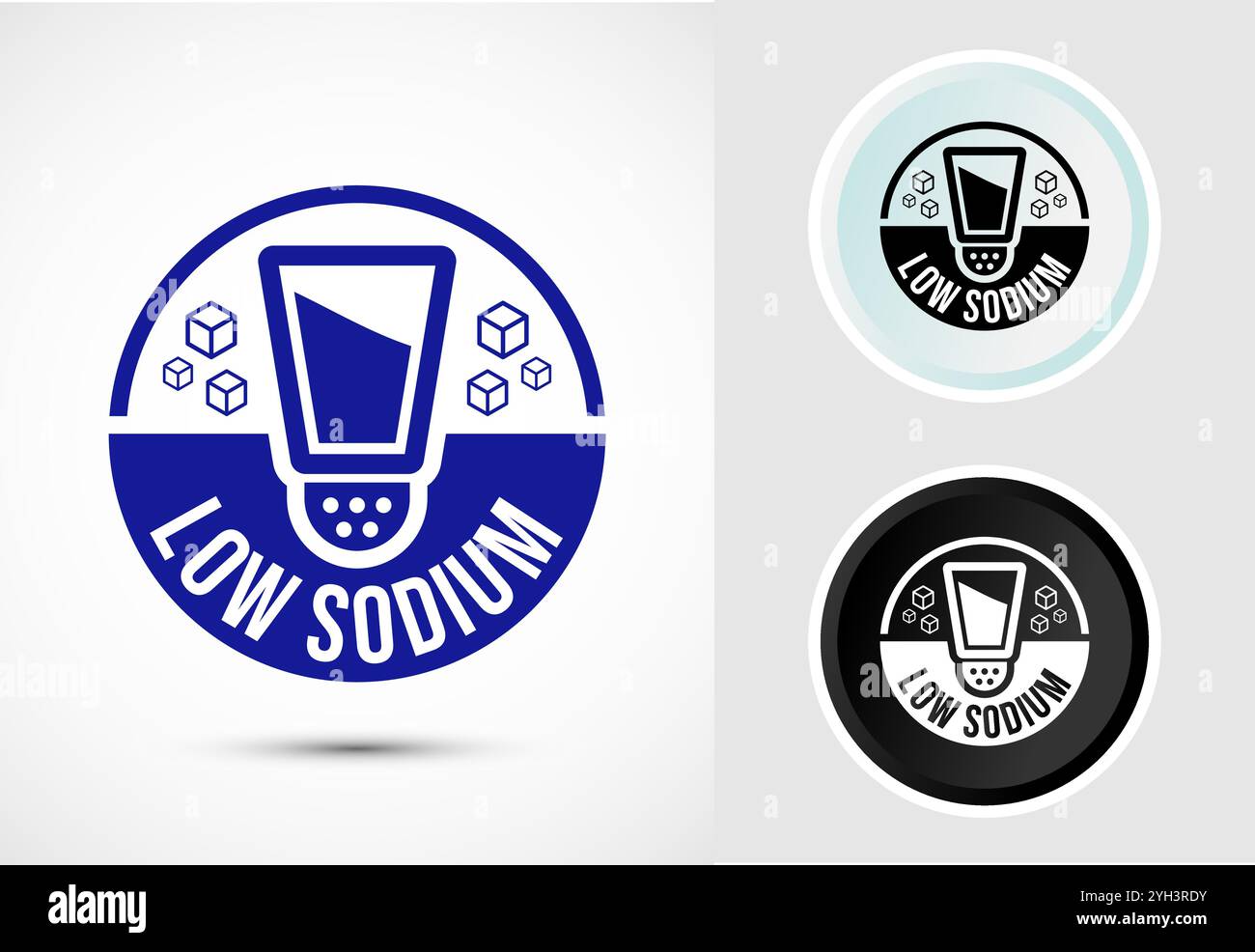 Low sodium salt Stock Vector Images - Alamy