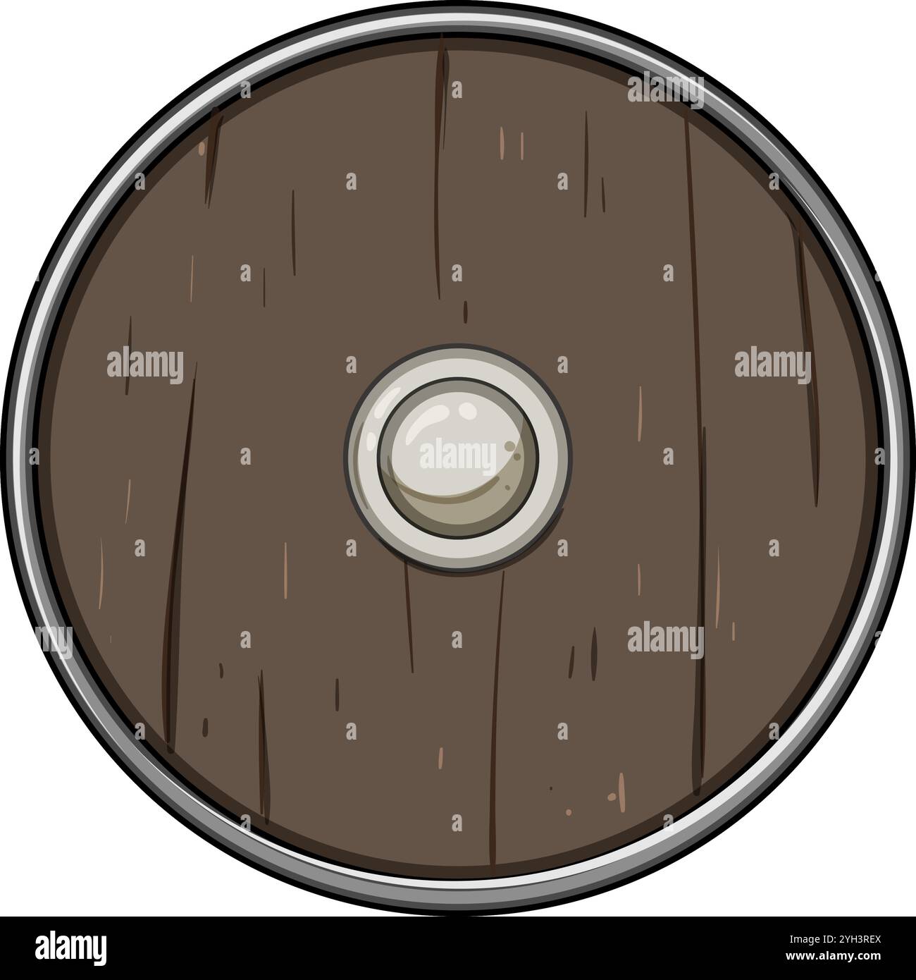 medieval viking shield cartoon vector illustration Stock Vector Image ...