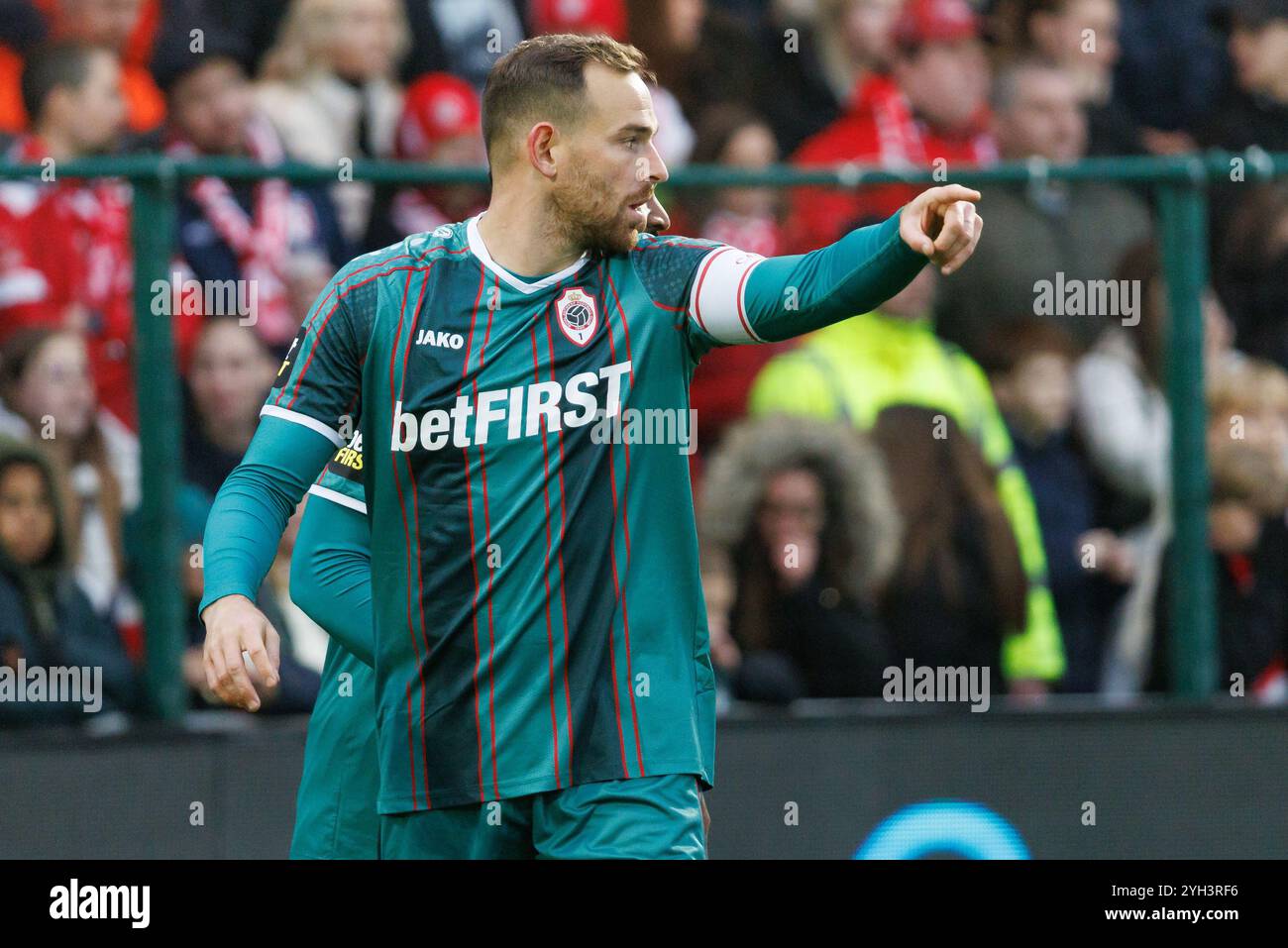 Antwerp's Vincent Janssen celebrates after scoring during a soccer ...