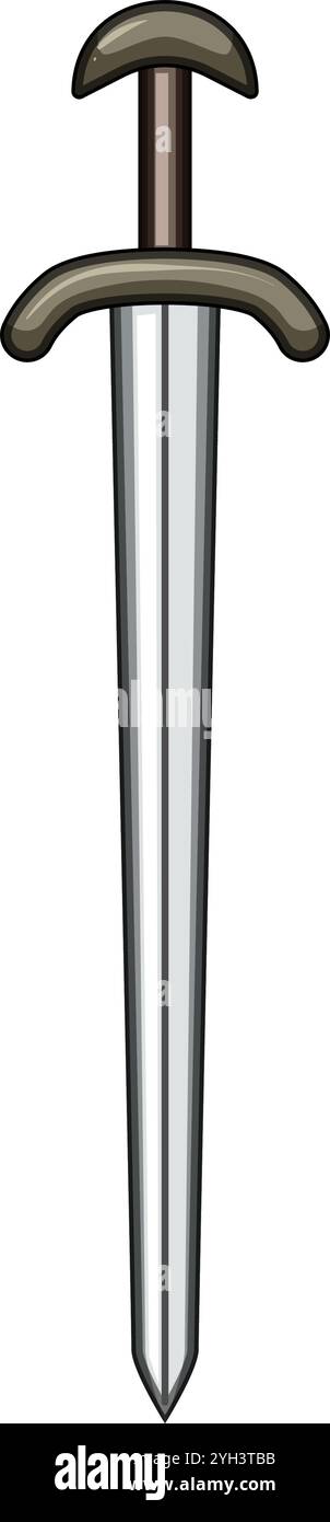 Medieval sword replica Stock Vector Images - Alamy