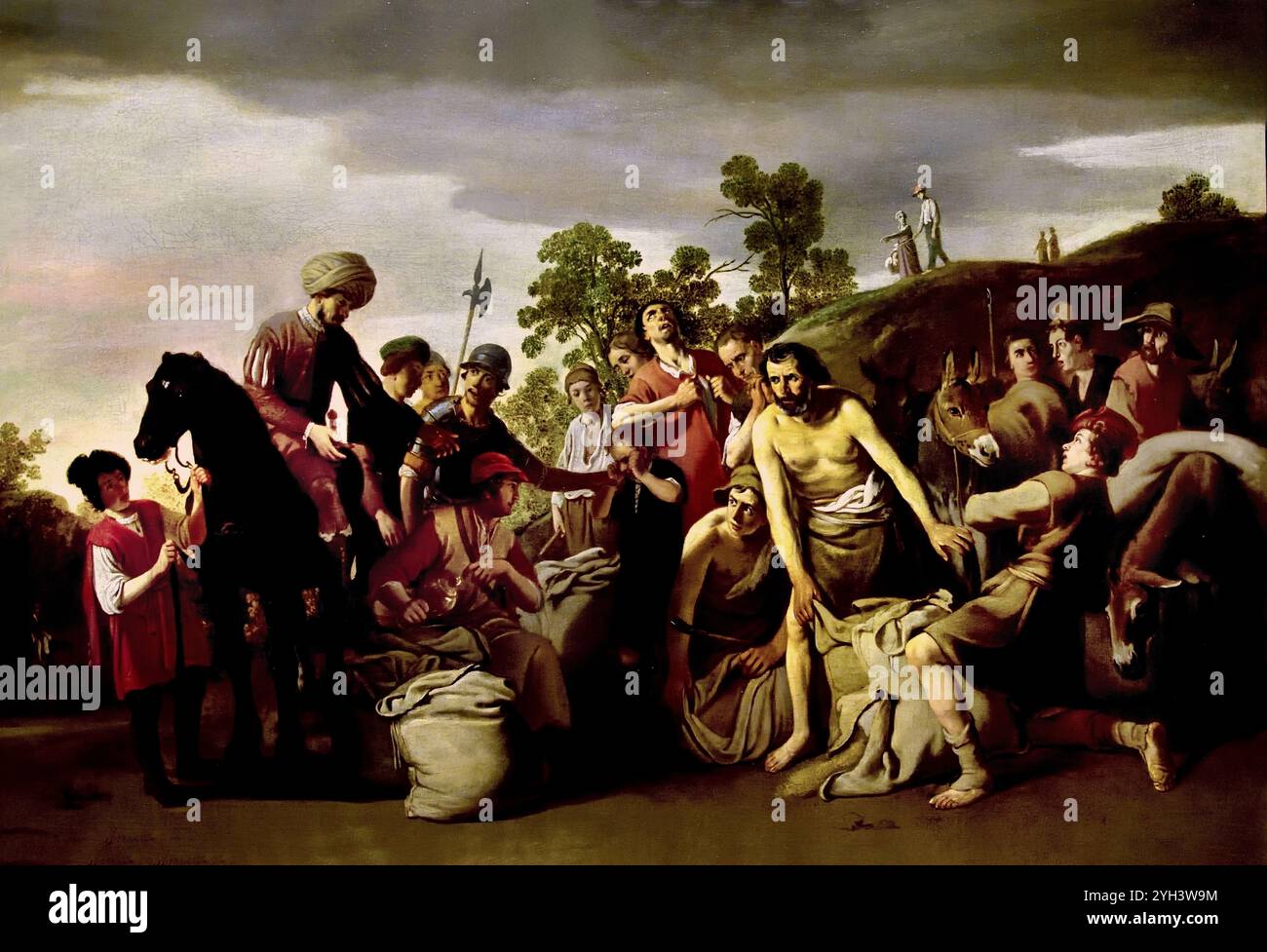 The Cup of Joseph Discovered in Benjamin’s Sack by Claes Cornelisz ...