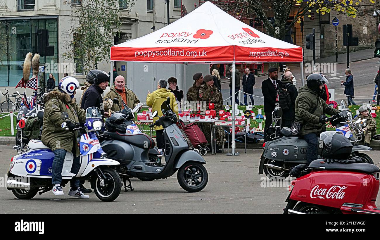 Glasgow, Scotland, UK. 9th November, 2024. annual Glasgow Remembrance ...