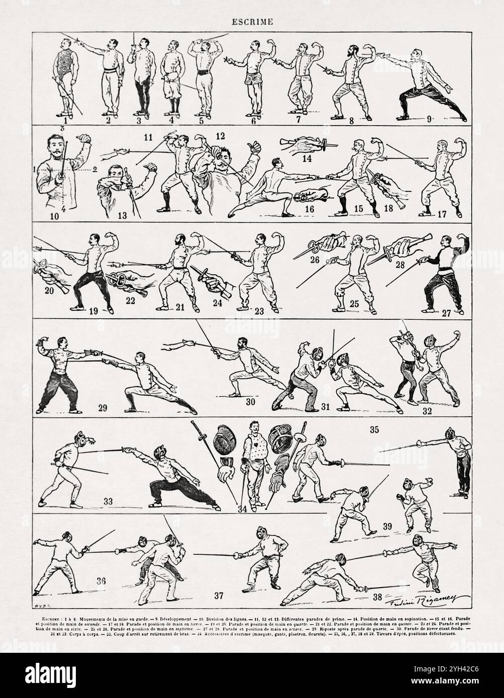 Fencing moves hi-res stock photography and images - Alamy