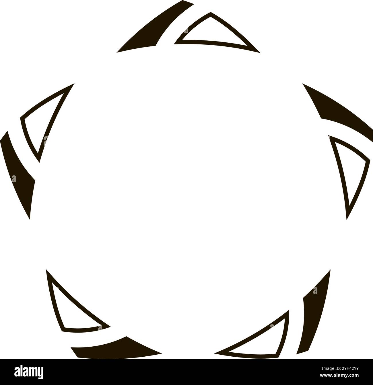 Circular figure design Cut Out Stock Images & Pictures - Alamy