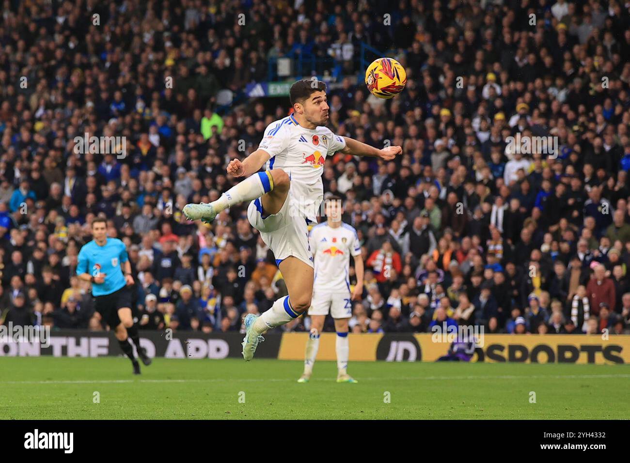 Manor Solomon (Leeds United) during the Sky Bet Championship match ...