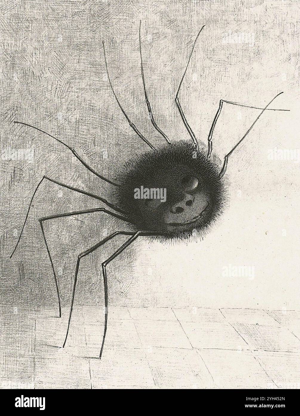 Odilon Redon - The Spider - 1887 Stock Photo - Alamy