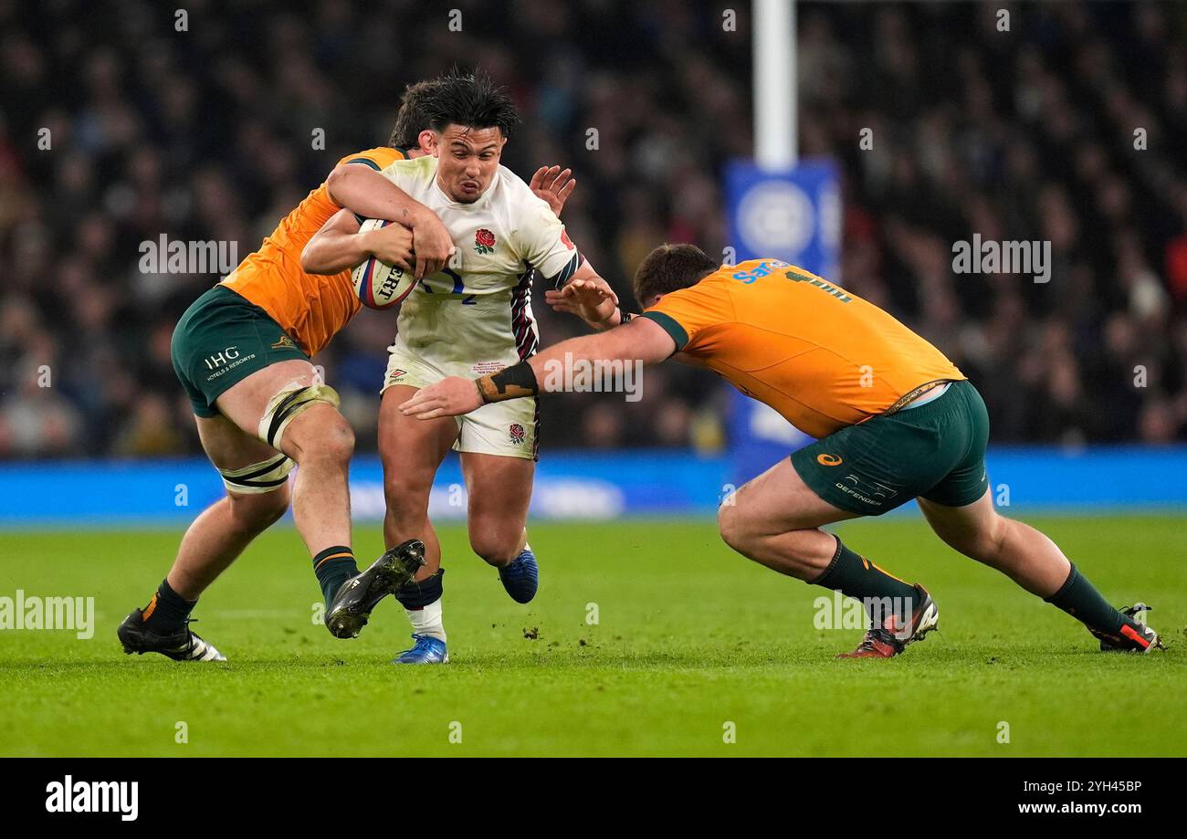 England's Marcus Smith in action during the Autumn international match ...