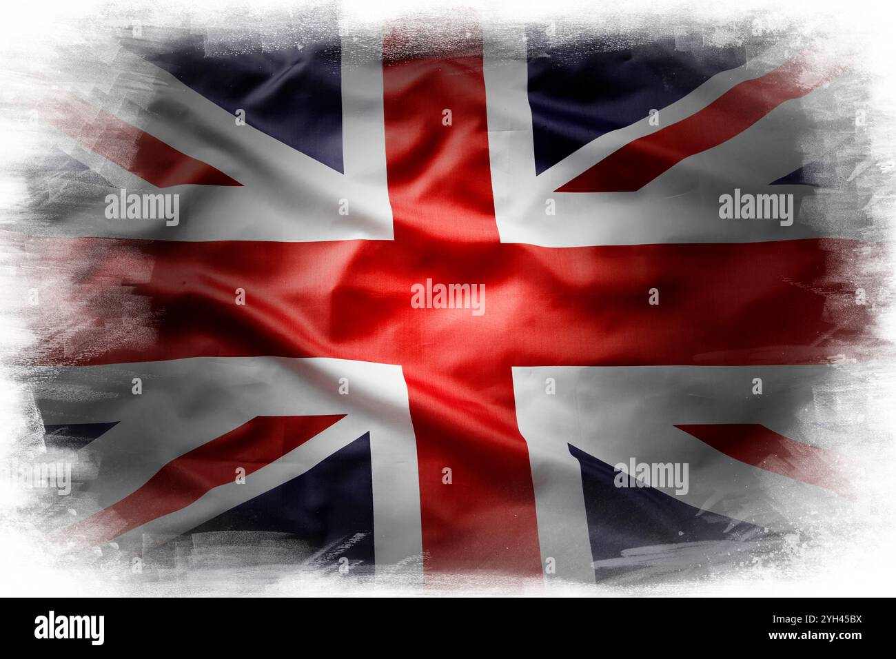 Closeup grunge union jack hi-res stock photography and images - Alamy