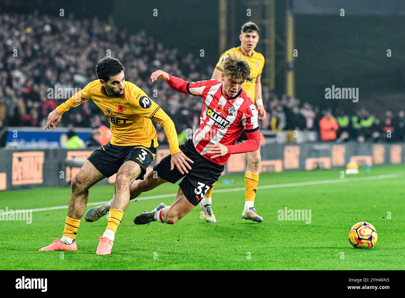 9th November 2024; Molineux Stadium, Wolverhampton, West Midlands ...