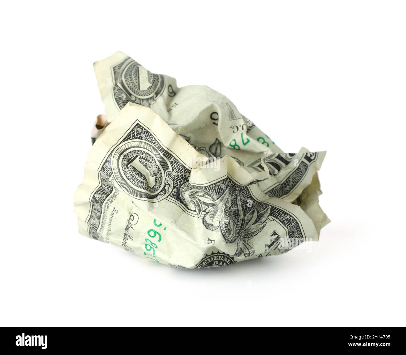 Wrinkled us dollar bill hi-res stock photography and images - Alamy