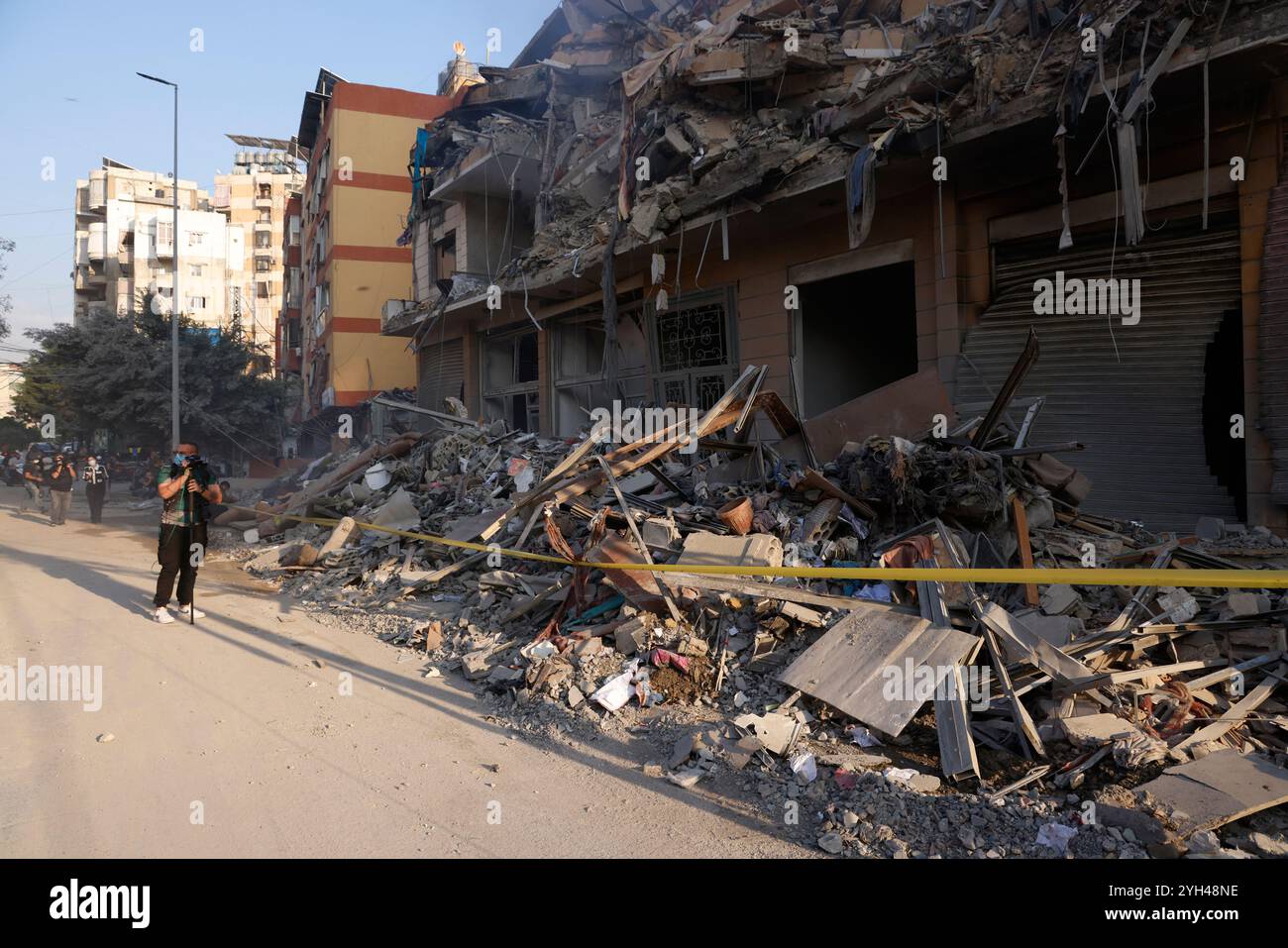 Beirut, Lebanon. 09th Nov, 2024. Israeli airstrikes took place on ...