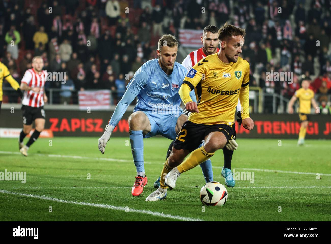 Krakow, Poland. 9th Nov, 2024. football 2024 2025 PKO BP Ekstraklasa ...