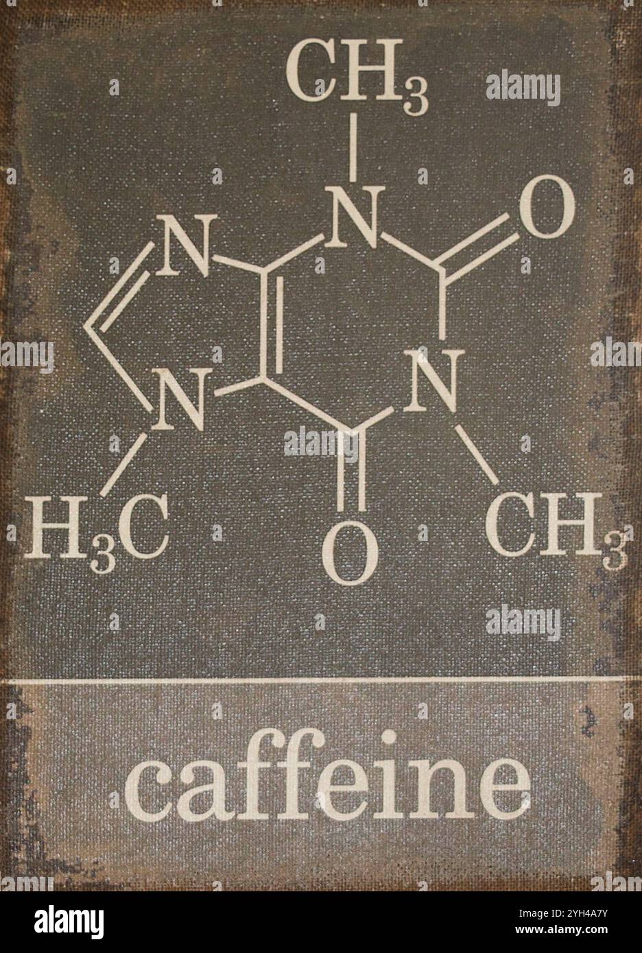 Caffeine structure hi-res stock photography and images - Alamy