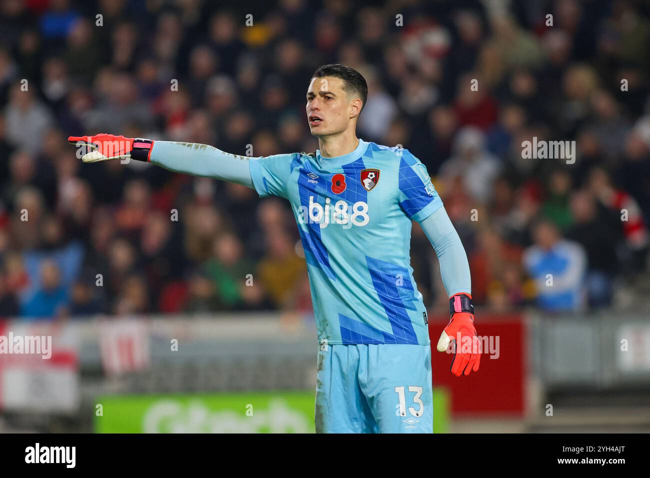 London, England, October 9th 2024: Kepa Arrizabalaga (13 Bournemouth ...