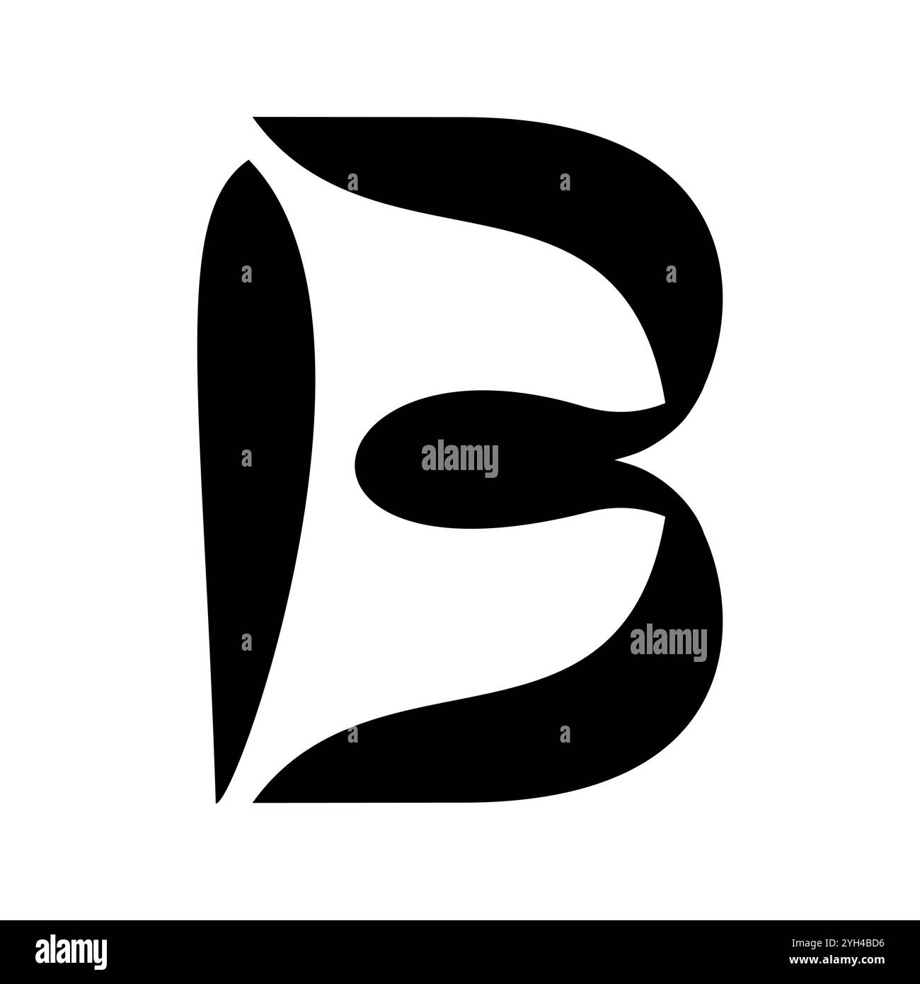 Initial Letter B Logo Design. B Logo Design. Letter B symbol. Letter B ...
