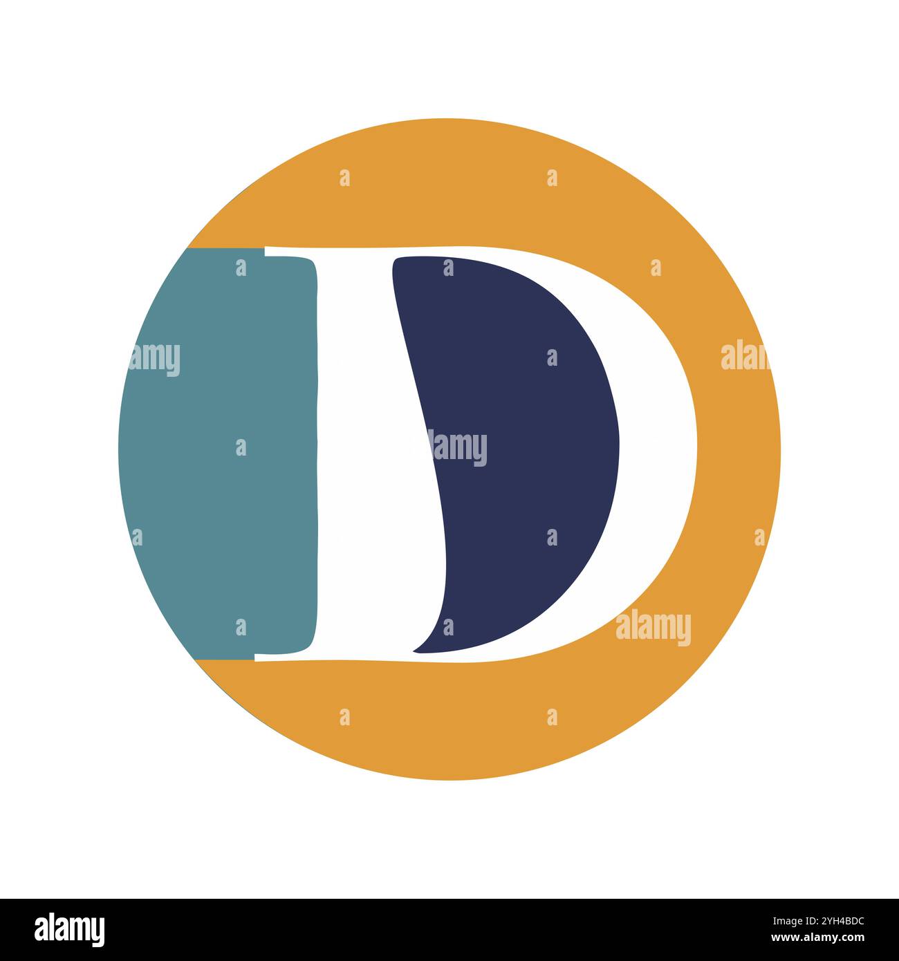 Initial Letter D Logo Design. D Logo Design. Letter D symbol. Letter D ...