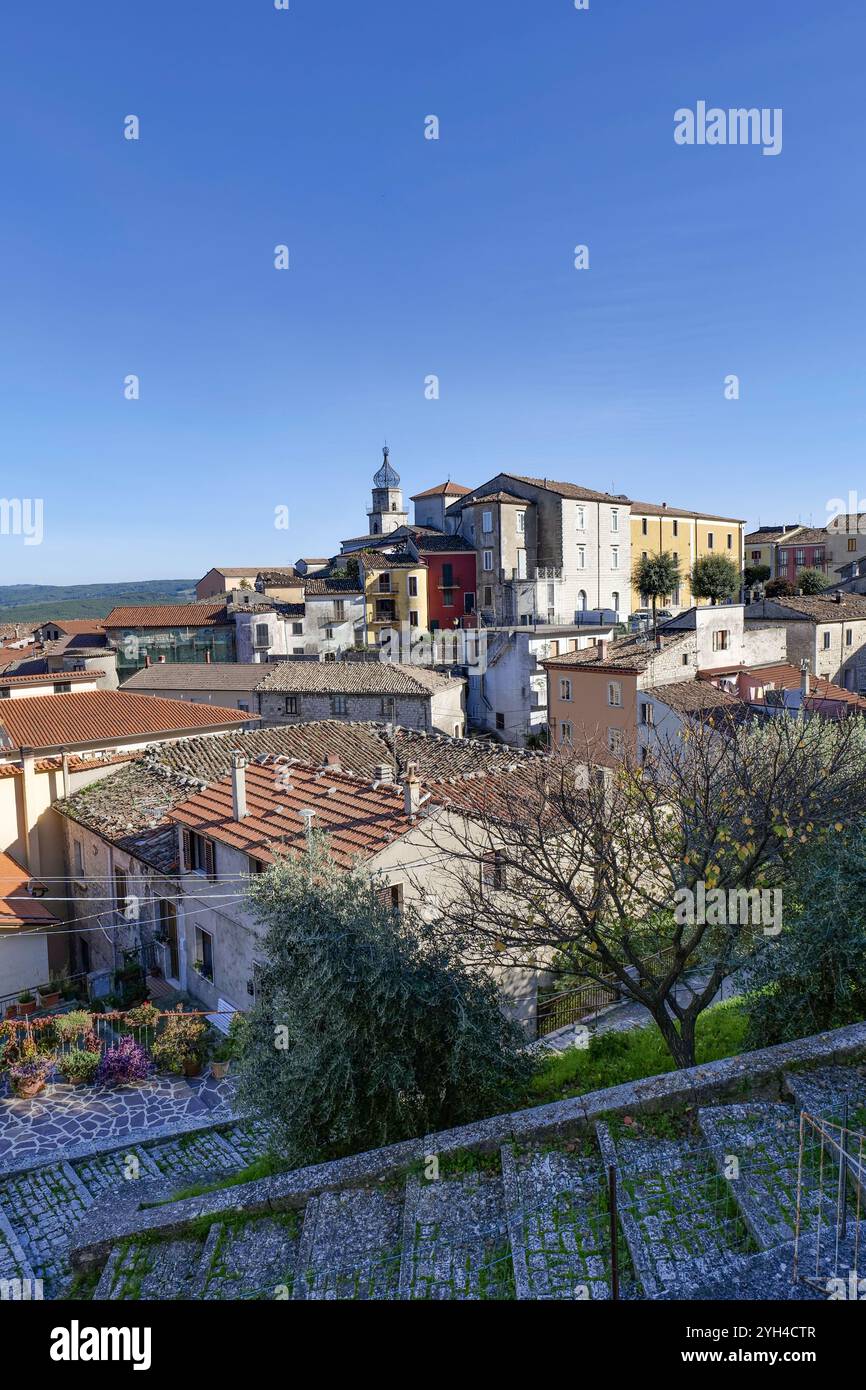 View of Sepino, a village in Molise, Italy Stock Photo - Alamy