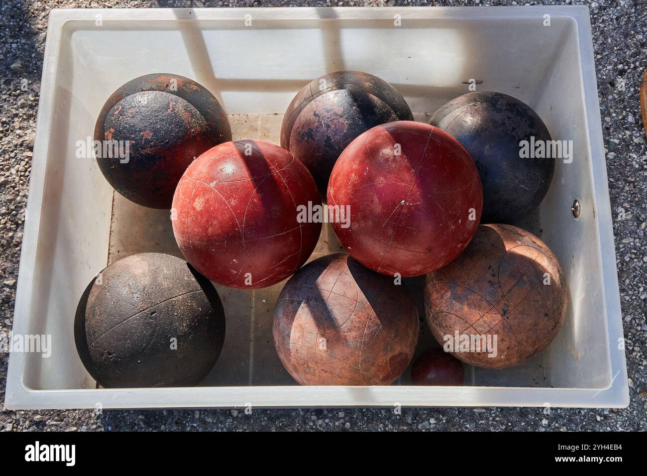 Vintage bocce ball game hi-res stock photography and images - Alamy