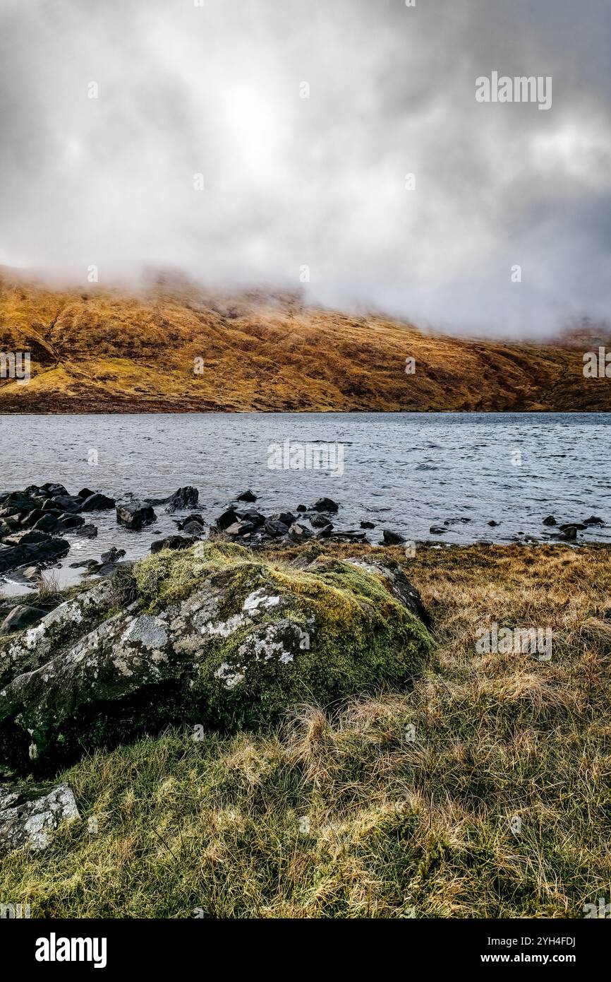 Lush green landscape features softly hi-res stock photography and ...