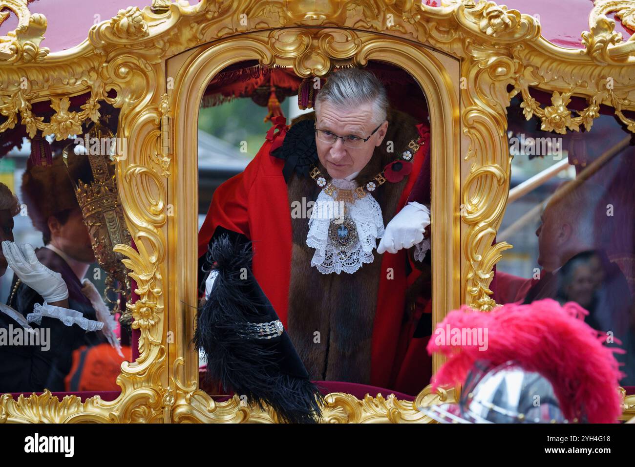 The newly-elected Lord Mayor of London, Alderman Alastair King of the ...