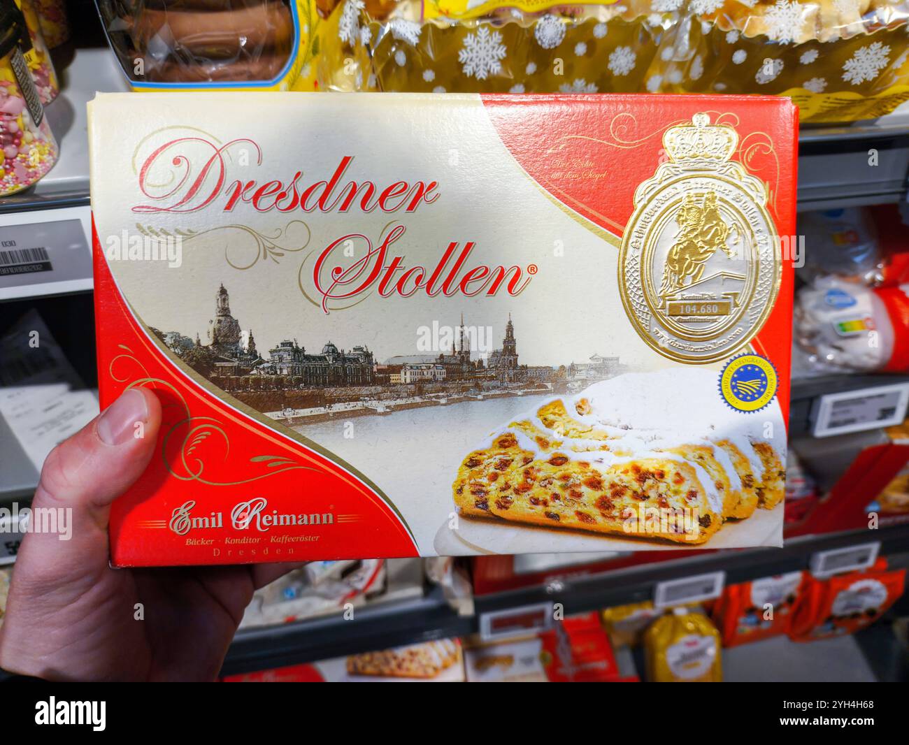 Augsburg, Bavaria, Germany - November 9, 2024: Original Dresdner ...