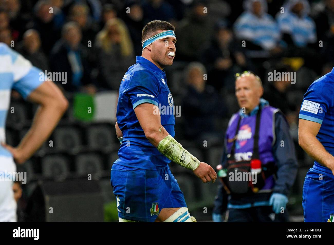 Italy's Sebastian Negri portrait during Italy vs Argentina, Autumn ...