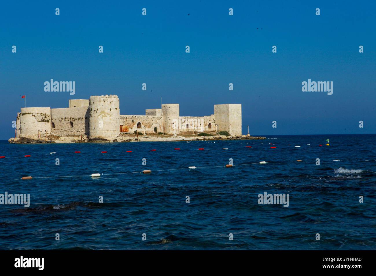 Kizkalesi, Mersin Province, Turkey. The Kizkalesi fortress in the ...