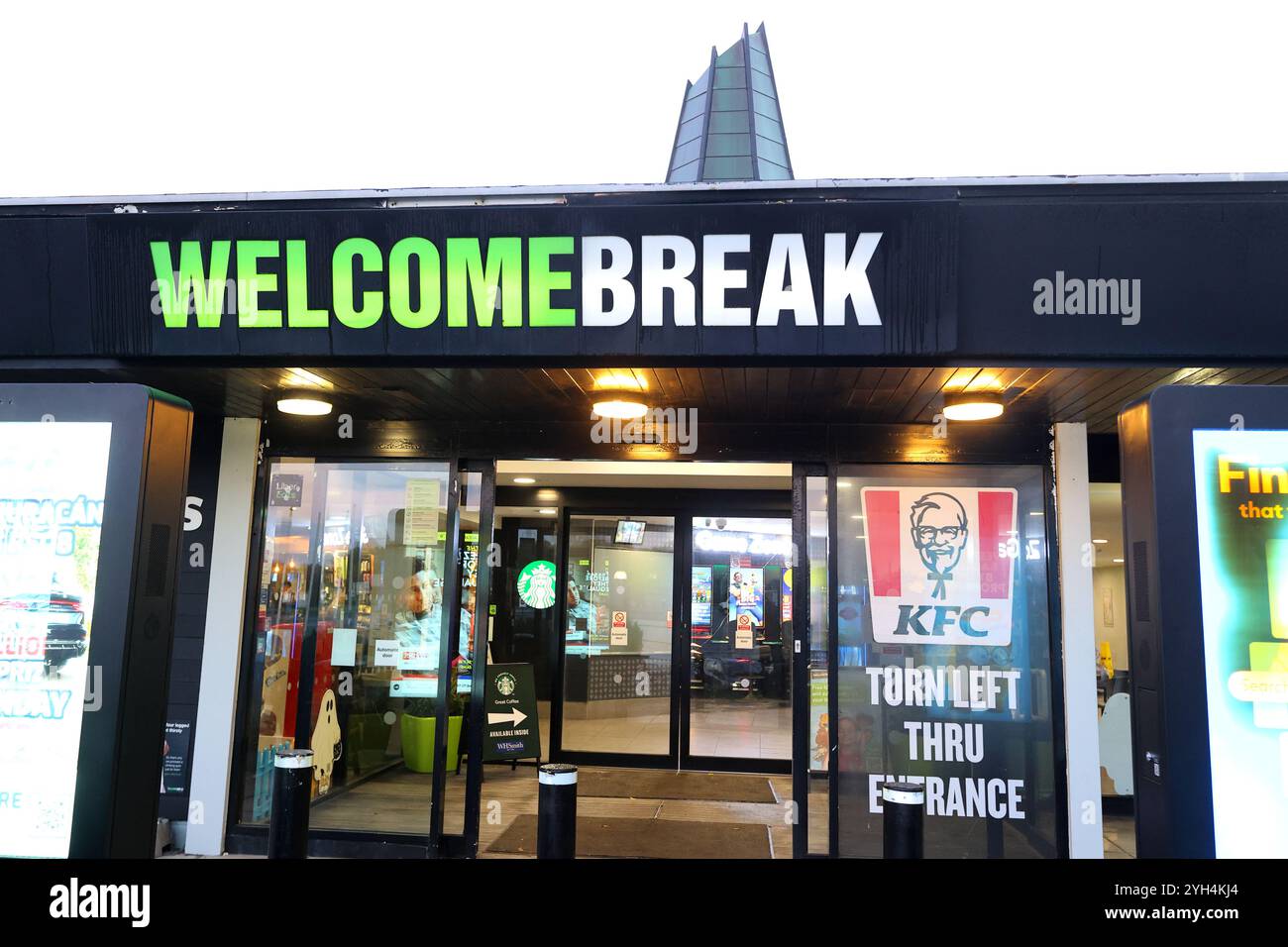 Welcome Break,Burtonwood,Burtonwood East,J8,M62,motorway,motorway service area,service areas ...