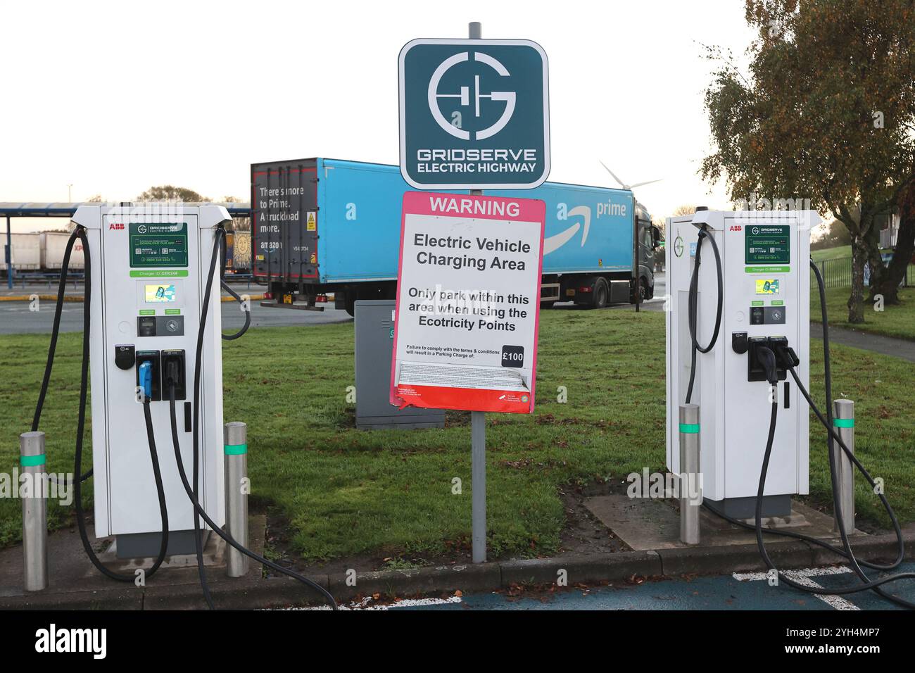 Burtonwood service station hi-res stock photography and images - Alamy