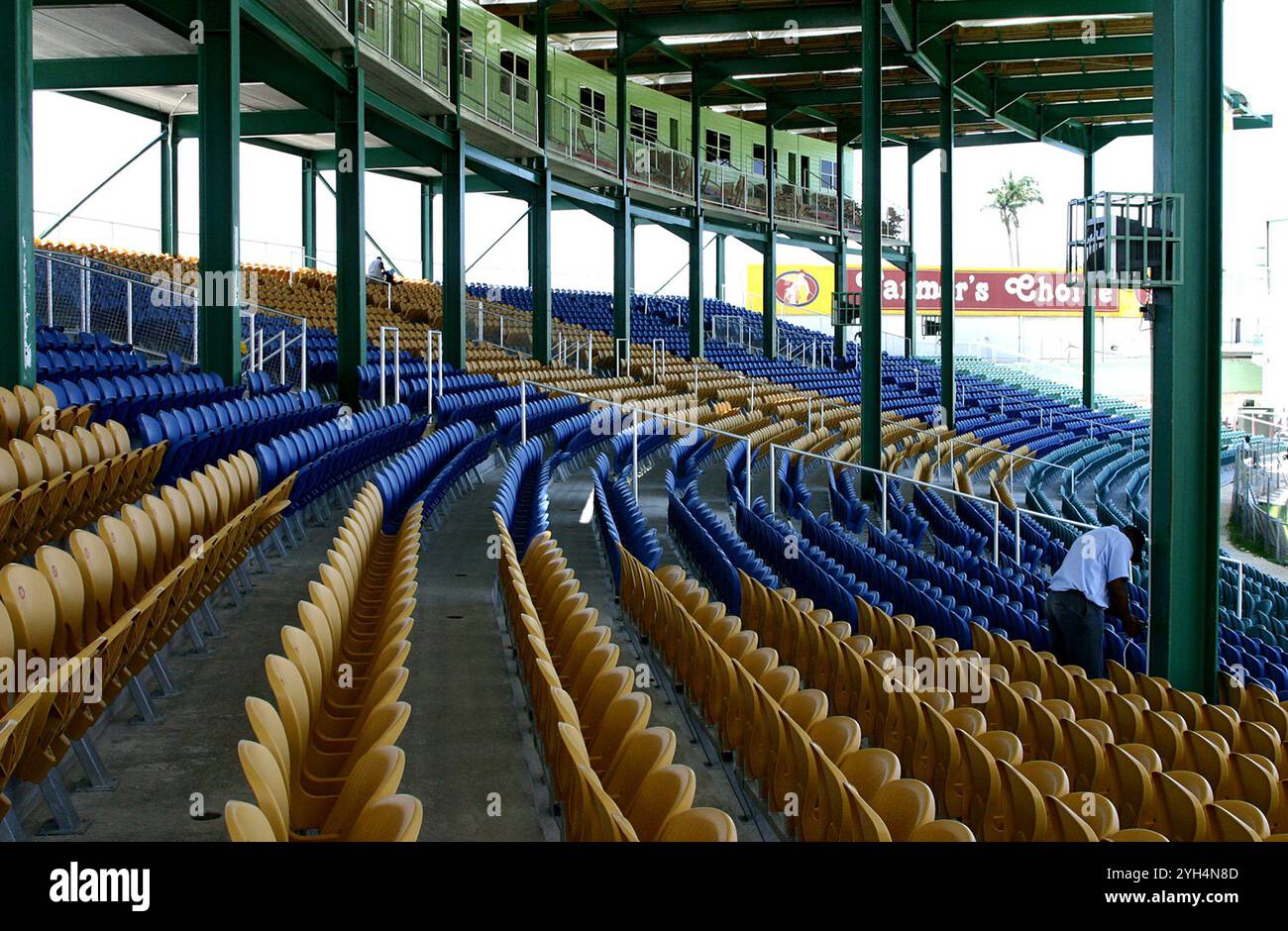Stand At Kensington Oval Barbados/The Cricket Venue Stock Photo - Alamy