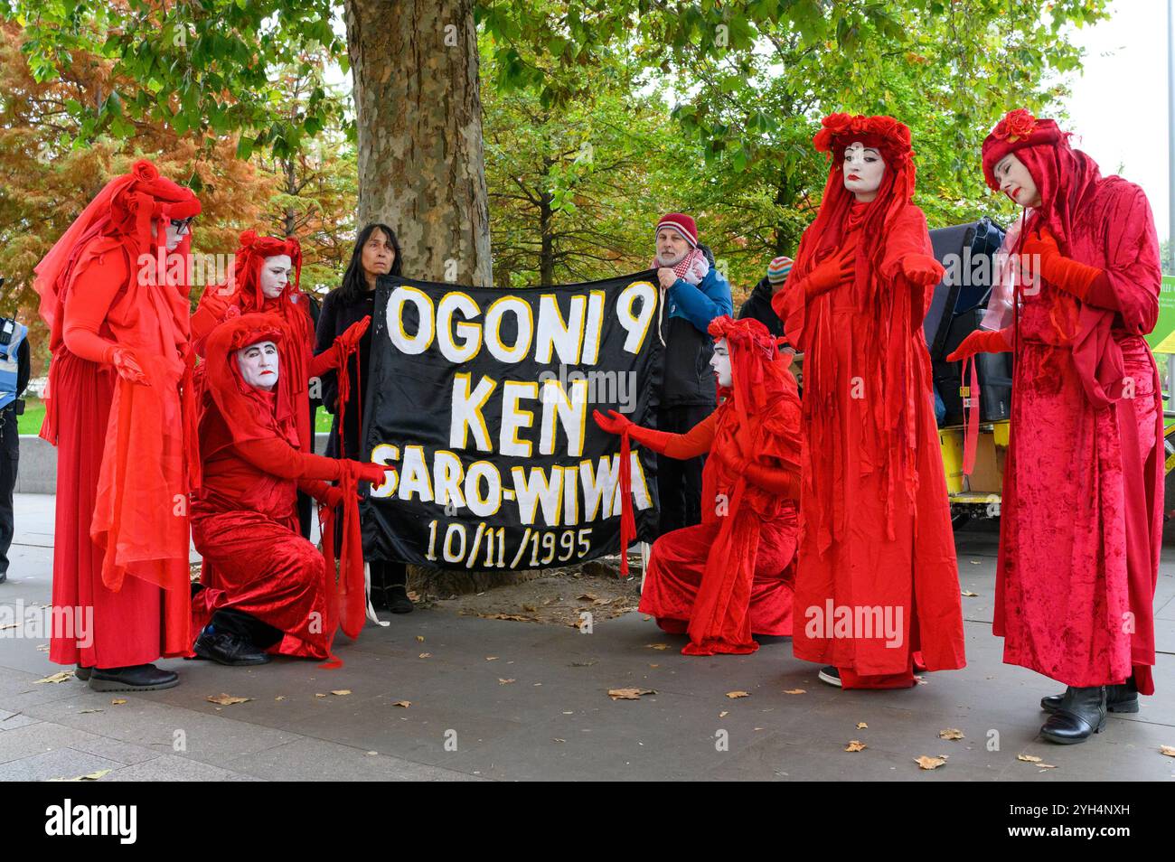 London, UK. 9 November 2024. Protest organised by Extinction Rebellion ...