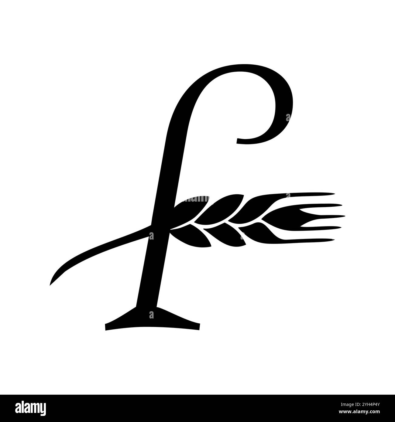 Initial Letter F Logo Design Stock Vector Image & Art - Alamy