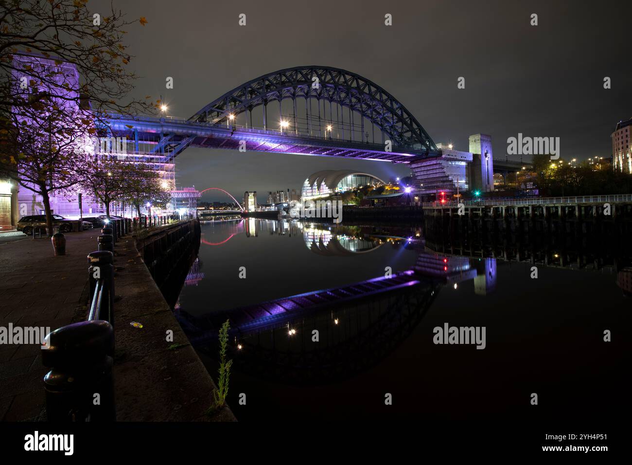 Tyne Bridge during renovations 2024 Stock Photo - Alamy