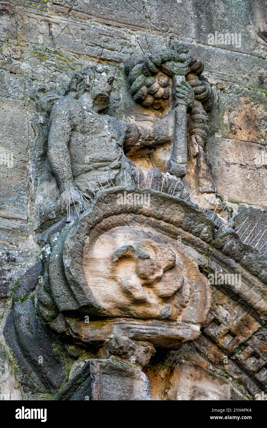 Image of the Cardinal Virtue of the Fortress. Detail of the north ...