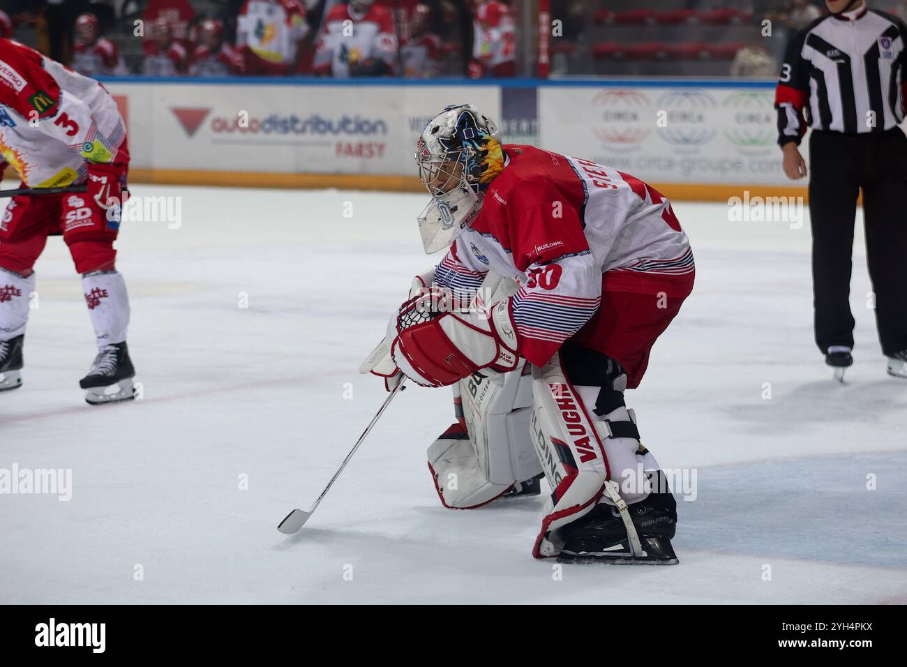 Stephanek Jakub (30) goalkeeper of Grenoble team seen in action during ...