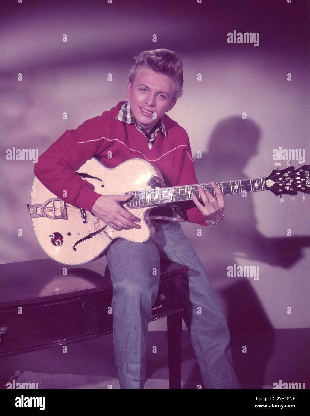 A Publicity Portrait of TOMMY STEELE in THE DUKE WORE JEANS 1958 ...