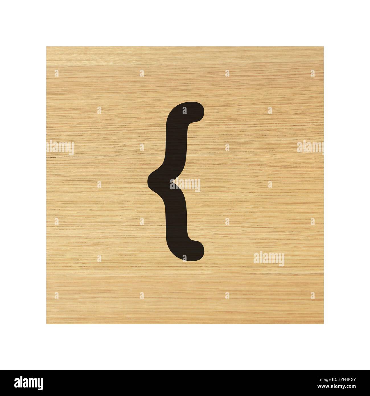 Curly brace hi-res stock photography and images - Alamy