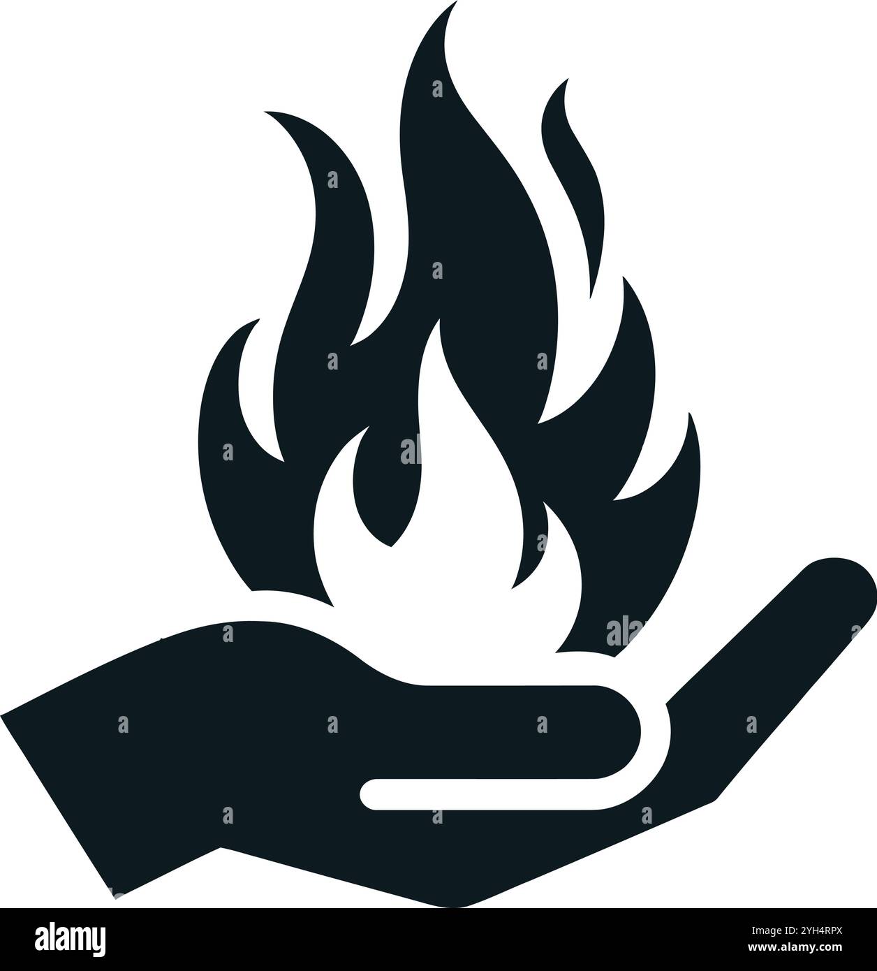 Hand fire effect hi-res stock photography and images - Alamy