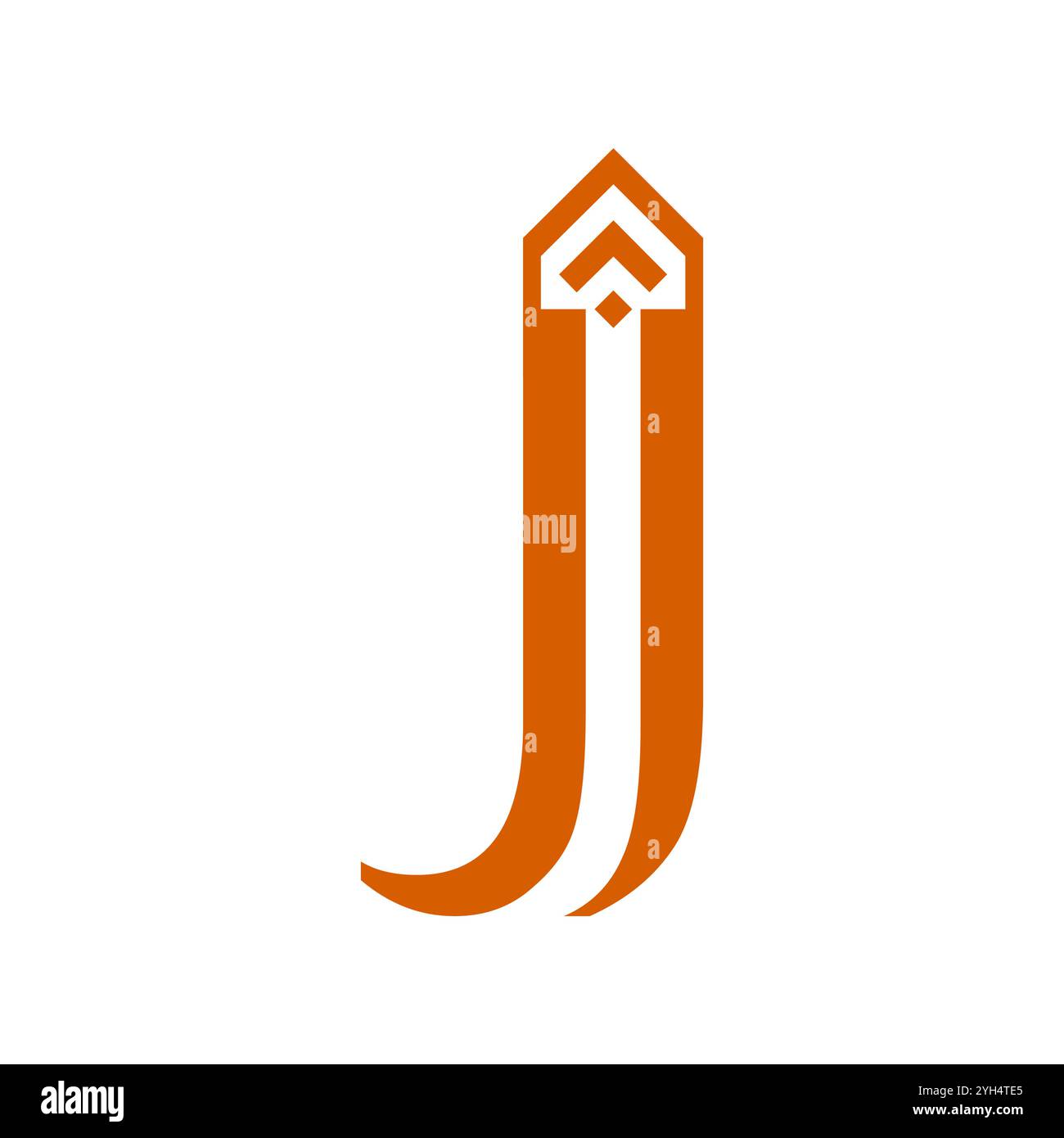 Initial Letter J Logo Design Stock Vector Image & Art - Alamy