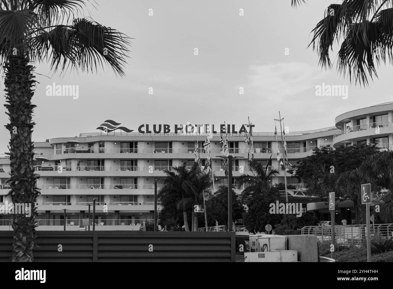 Hotel resort logo in Black and White Stock Photos & Images - Alamy