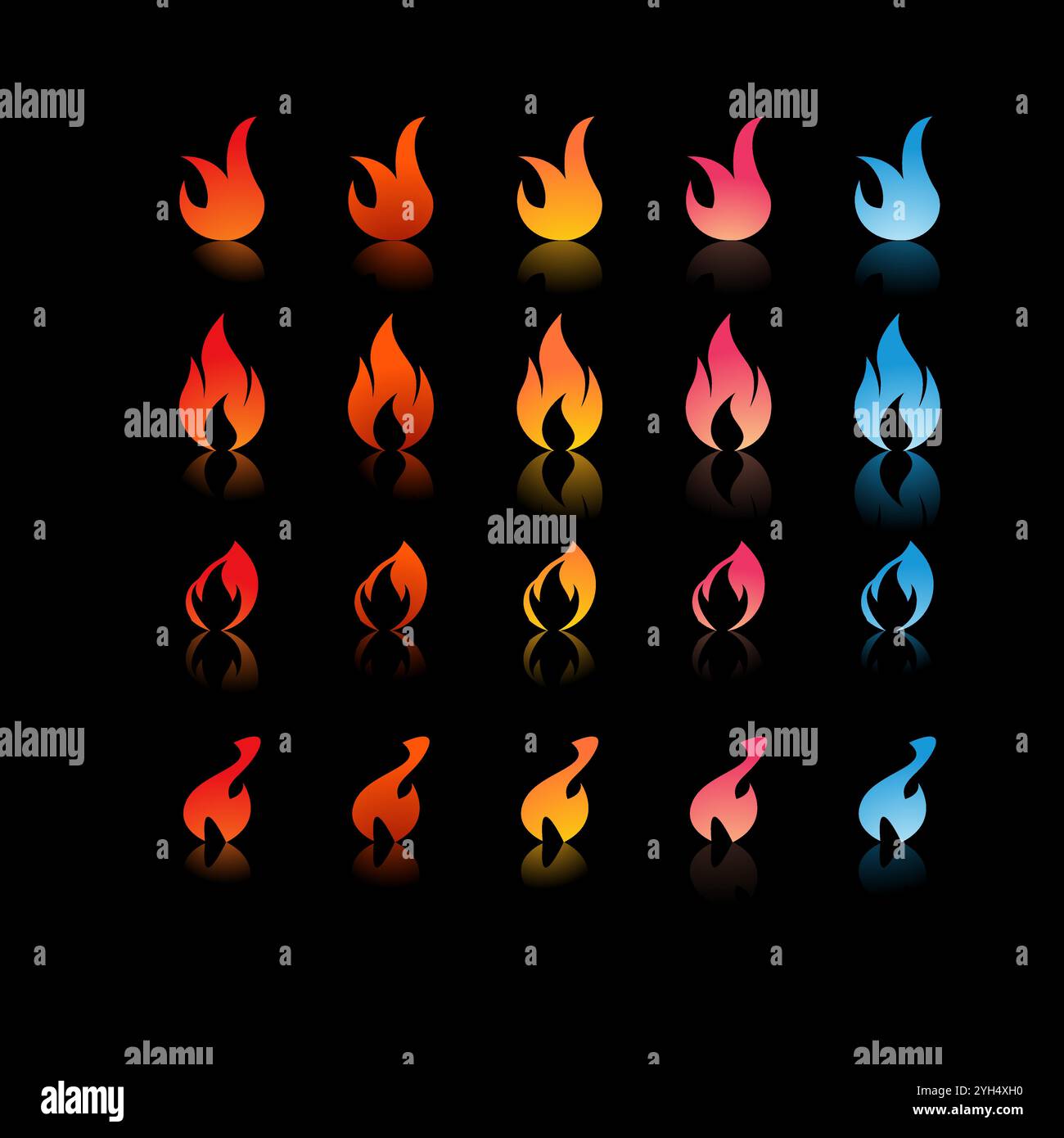 Fire visuals Stock Vector Images - Alamy