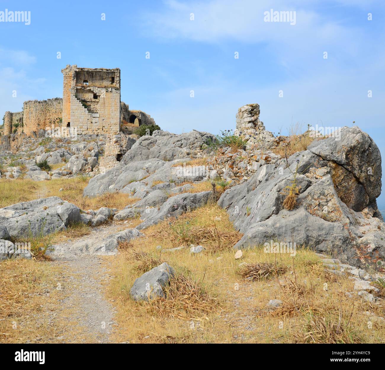 Anavarza Ancient City in Kozan, Adana, Turkey Stock Photo - Alamy