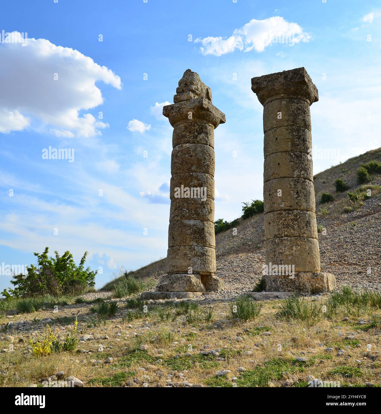 Located in Adıyaman, Turkey, the Karakus Tumulus is an ancient tourist ...