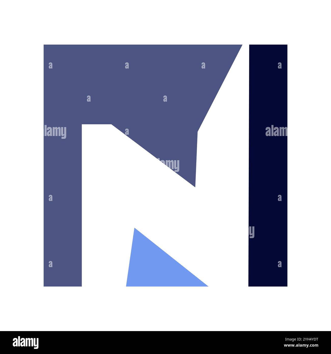 Initial Letter N Logo Design Stock Vector Image & Art - Alamy