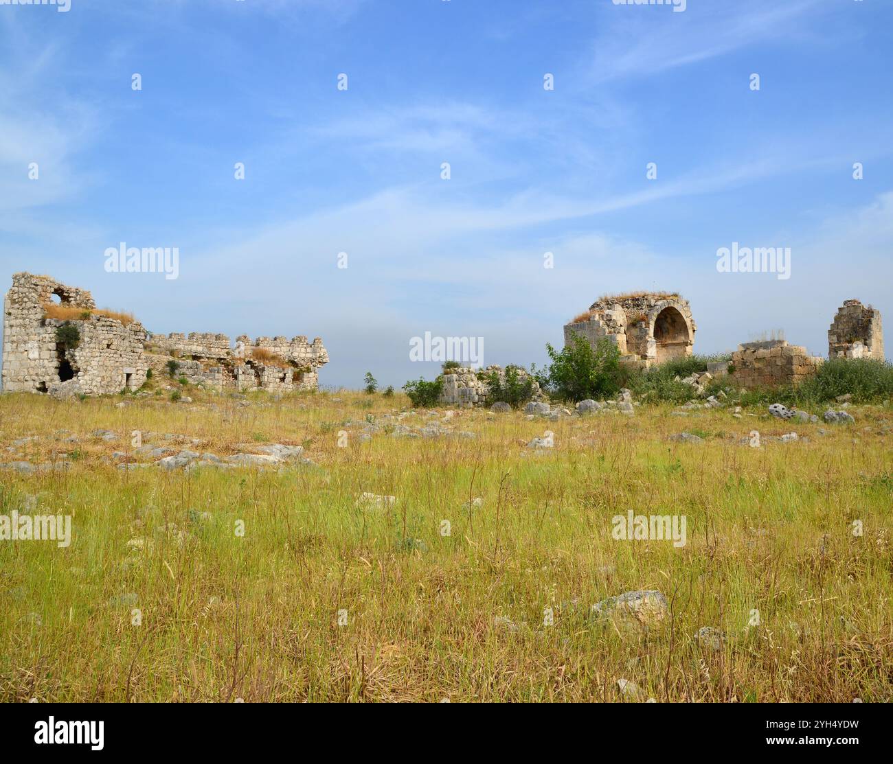 Anavarza Ancient City in Kozan, Adana, Turkey Stock Photo - Alamy